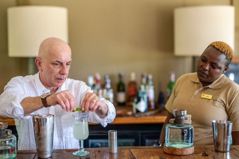 A Gin Master, bespoke cocktails and wine training - The Governors Camp